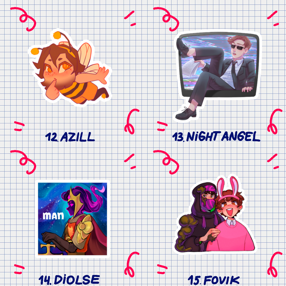 Коллабный набор стикеров | SHIELD MERCH