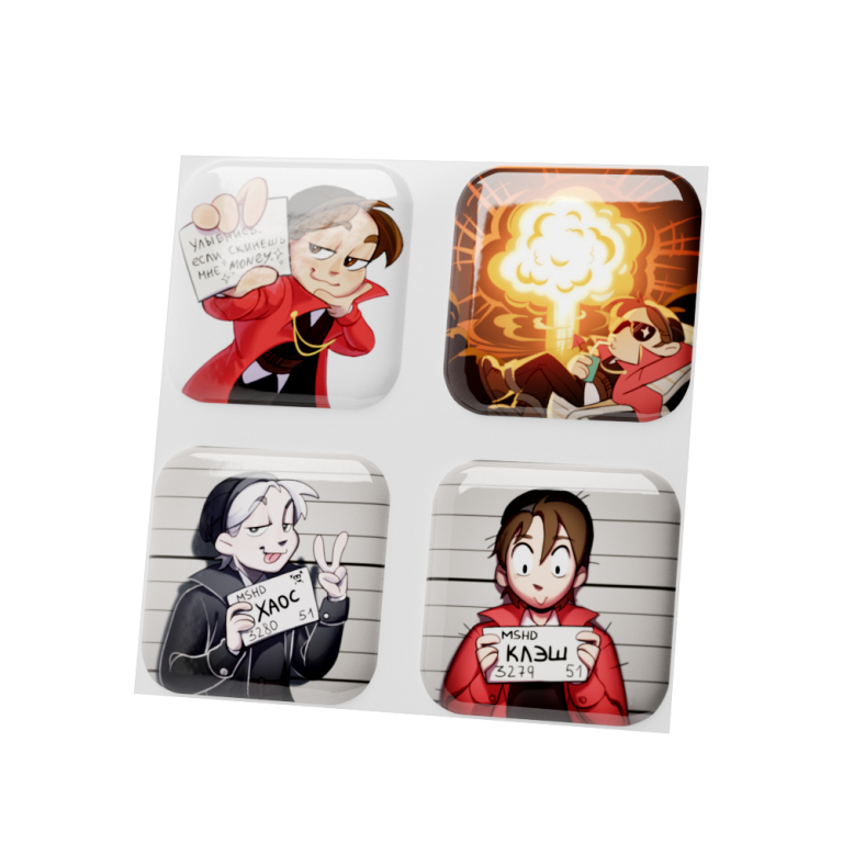 Смоляные стикеры — KlashRaick | SHIELD MERCH