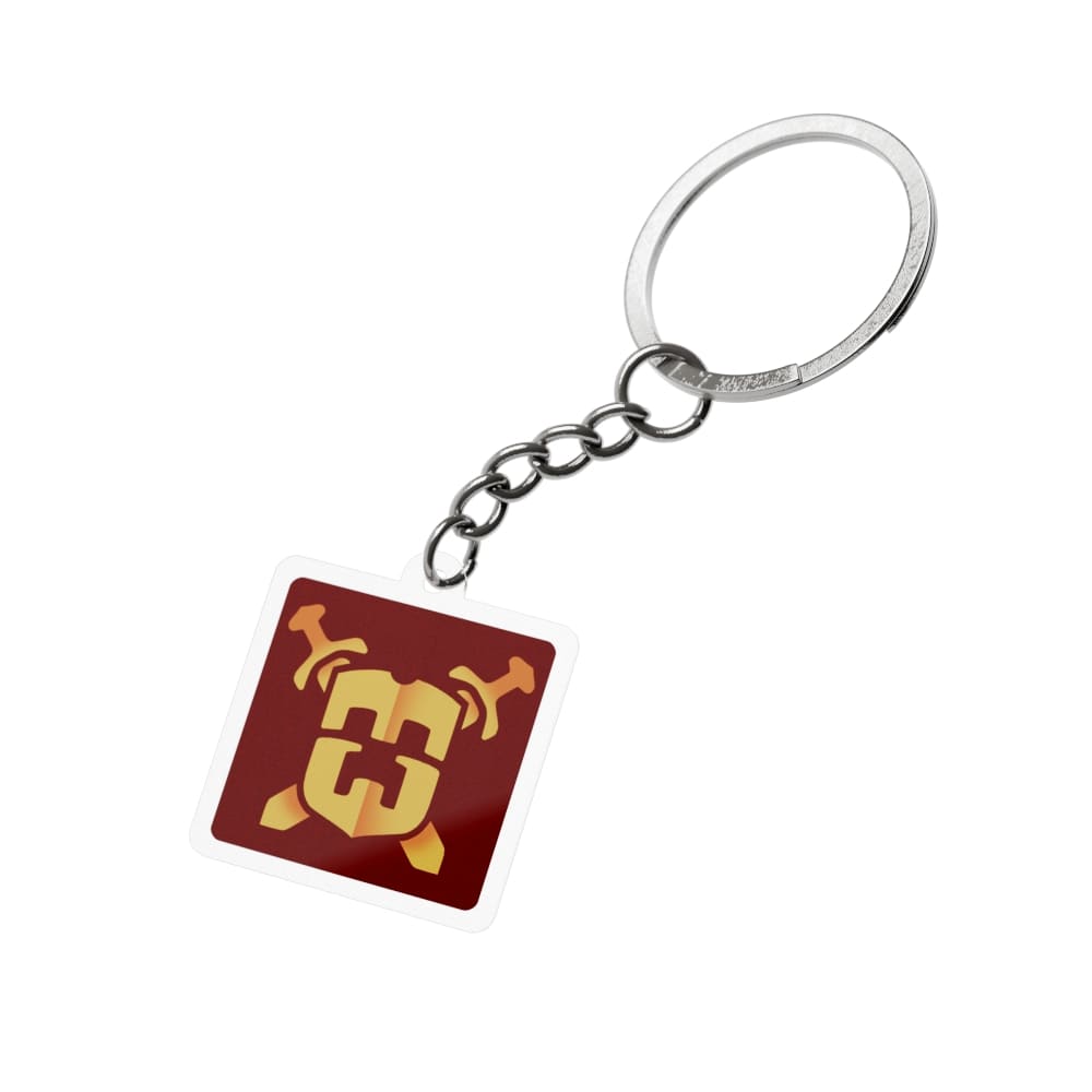 Брелок — MineShield Лого (Красный) | SHIELD MERCH