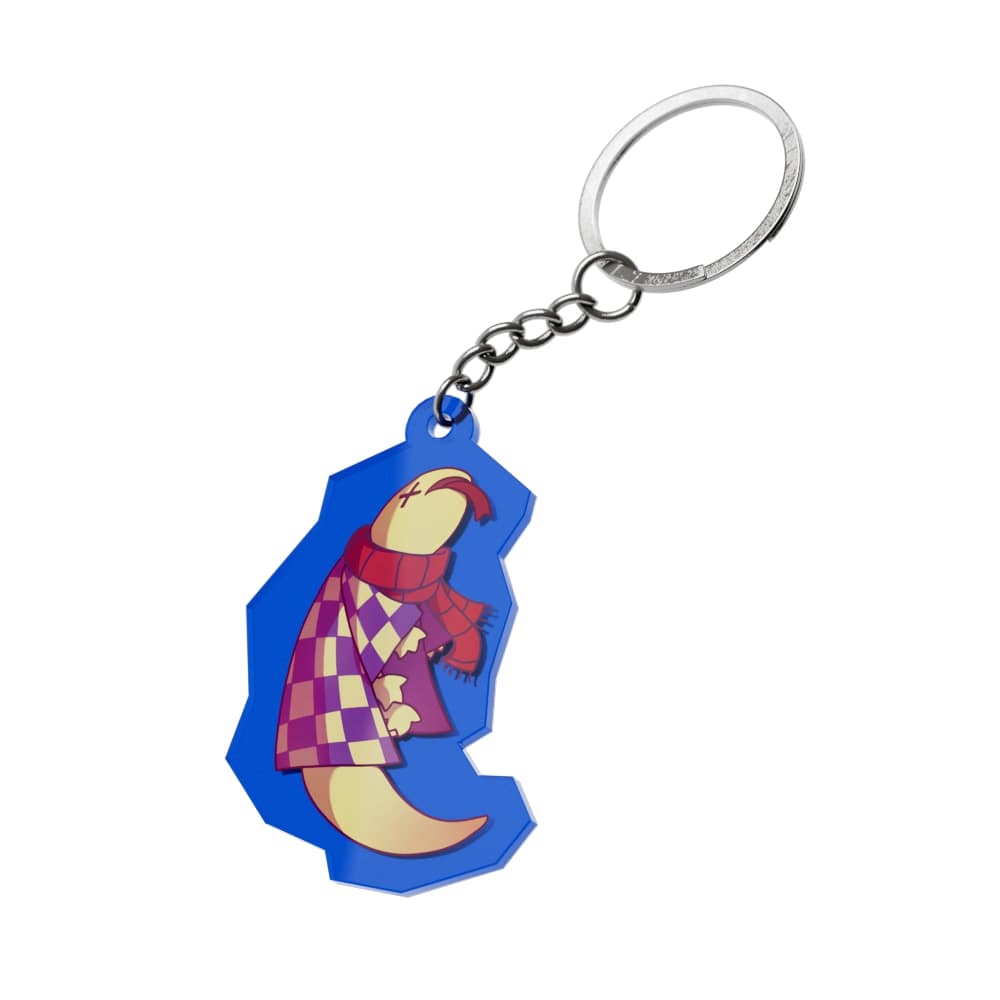 Цветной брелок — SecB "Замёрзший ящер" | SHIELD MERCH