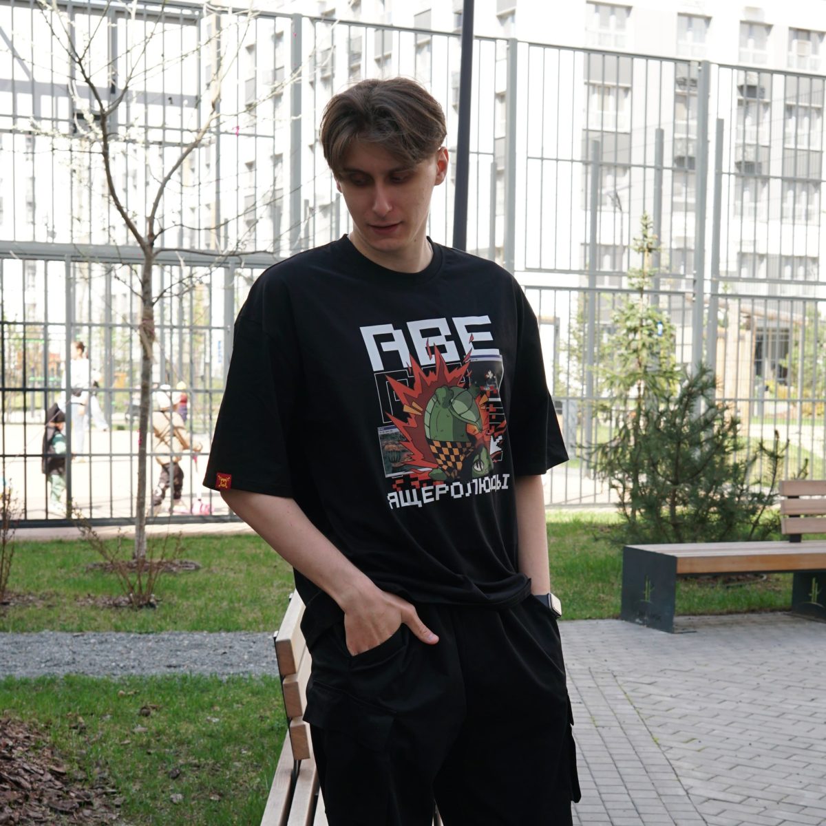 Футболка Oversize — SecB "Ящеролюди" | SHIELD MERCH